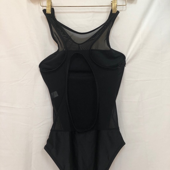Zaful | Swim | High Neck Mesh Panel Onepiece Swimsuit | Poshmark